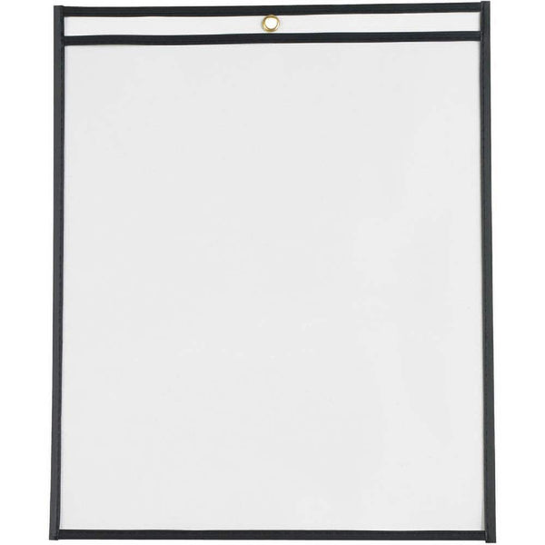 Stitched Job Ticket Holders, 12″ x 15″, Black, 25/Case | Exact Tooling