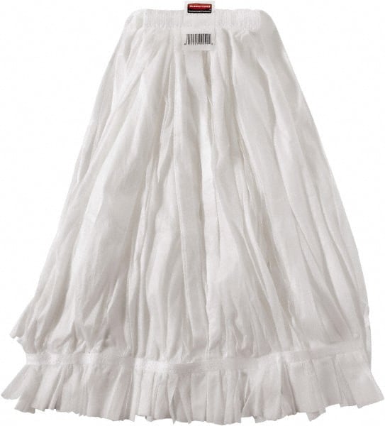 Rubbermaid - 5" White Head Band, Large Rayon Cut End Mop Head - 4 Ply | Exact Tooling