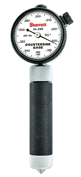 #688-2Z Countersink Gage 90 Degree .160"-.360" | Exact Tooling