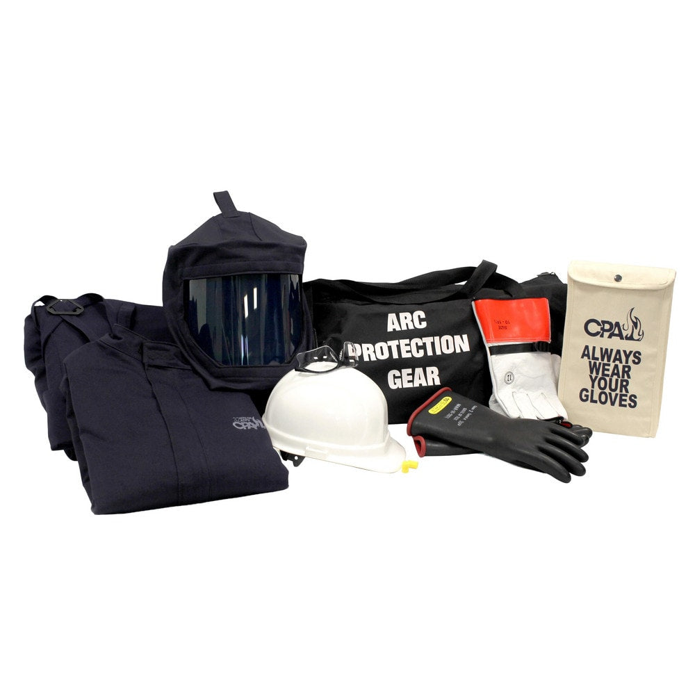 Arc Flash Clothing Kit: Size 4X-Large, Cotton, Bib Overalls, Hoods & J ...