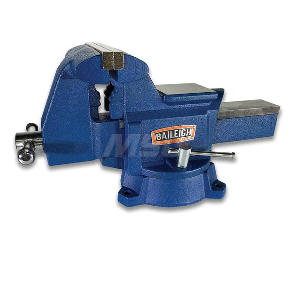 Bench Vise: 6-1/2″ Jaw Width, 6-1/2″ & 7″ Jaw Opening, 4″ Throat Depth ...