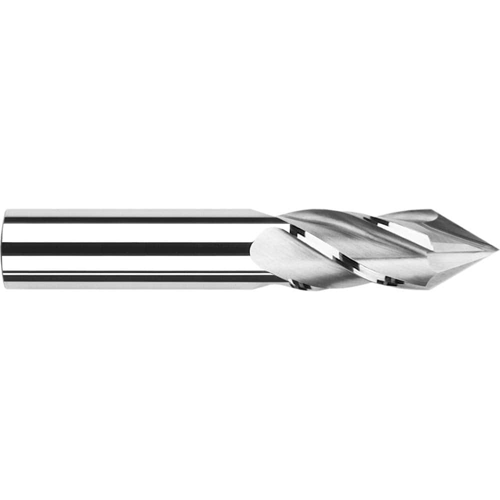 Harvey Tool - 1/16" Diam, 3/16" LOC, 4 Flute 60° Point Angle Solid ...