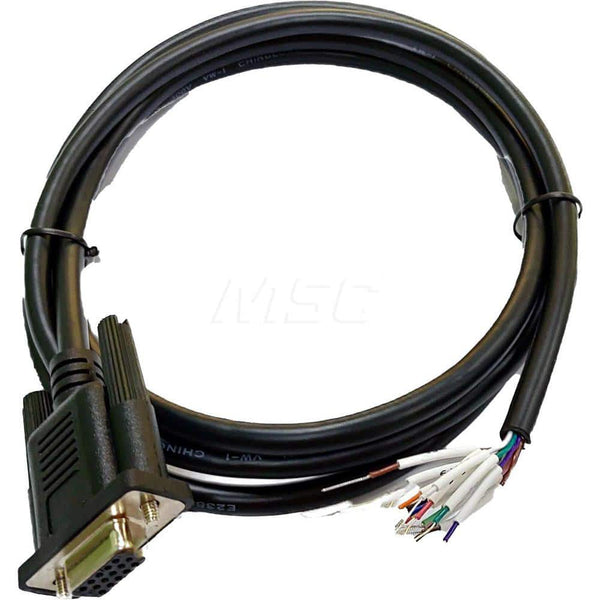10' Female Serial Connector DB15 Computer Data Cable - Flexible ...