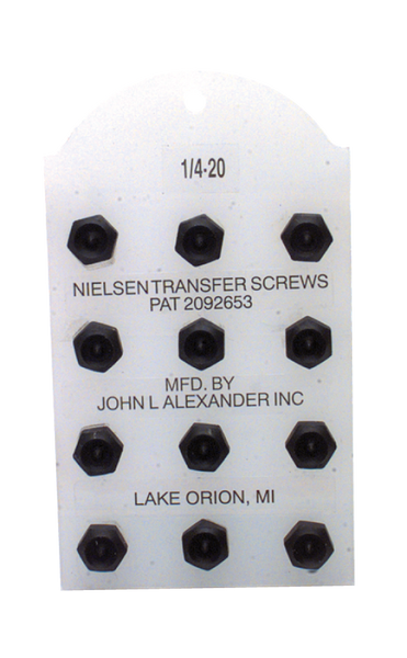 Nielsen Transfer Screw -- 3/8-24 (Set of 12) | Exact Tooling
